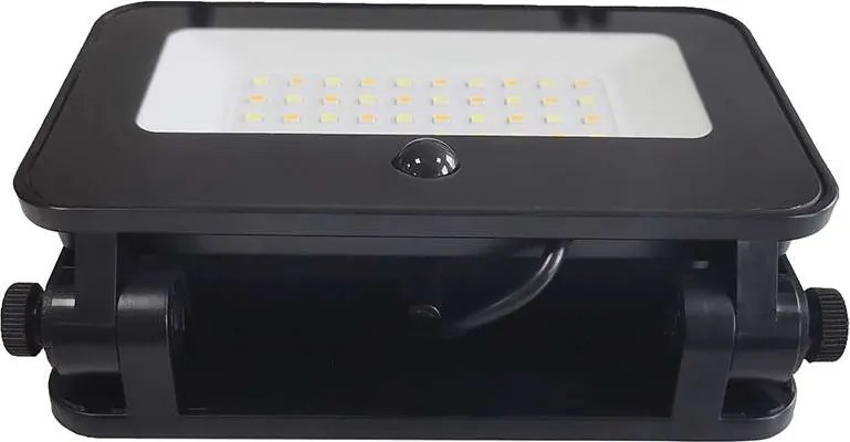 LED solární reflektor se senzorem WL913, černá