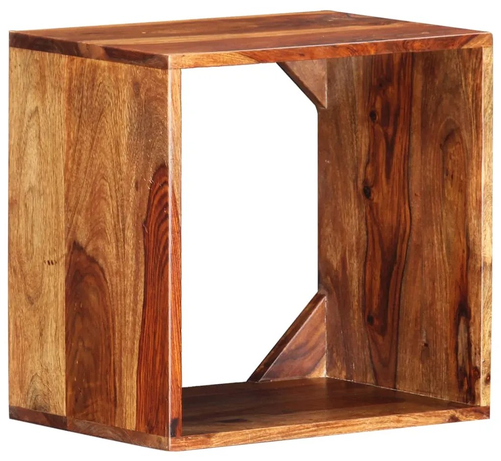 286402 vidaXL Odkládací stolek 40 x 30 x 40 cm masivní sheeshamové dřevo