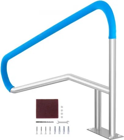 madlo bazénu 137,2 × 91,4 cm z nerezové oceli se základní deskou pro vířivky