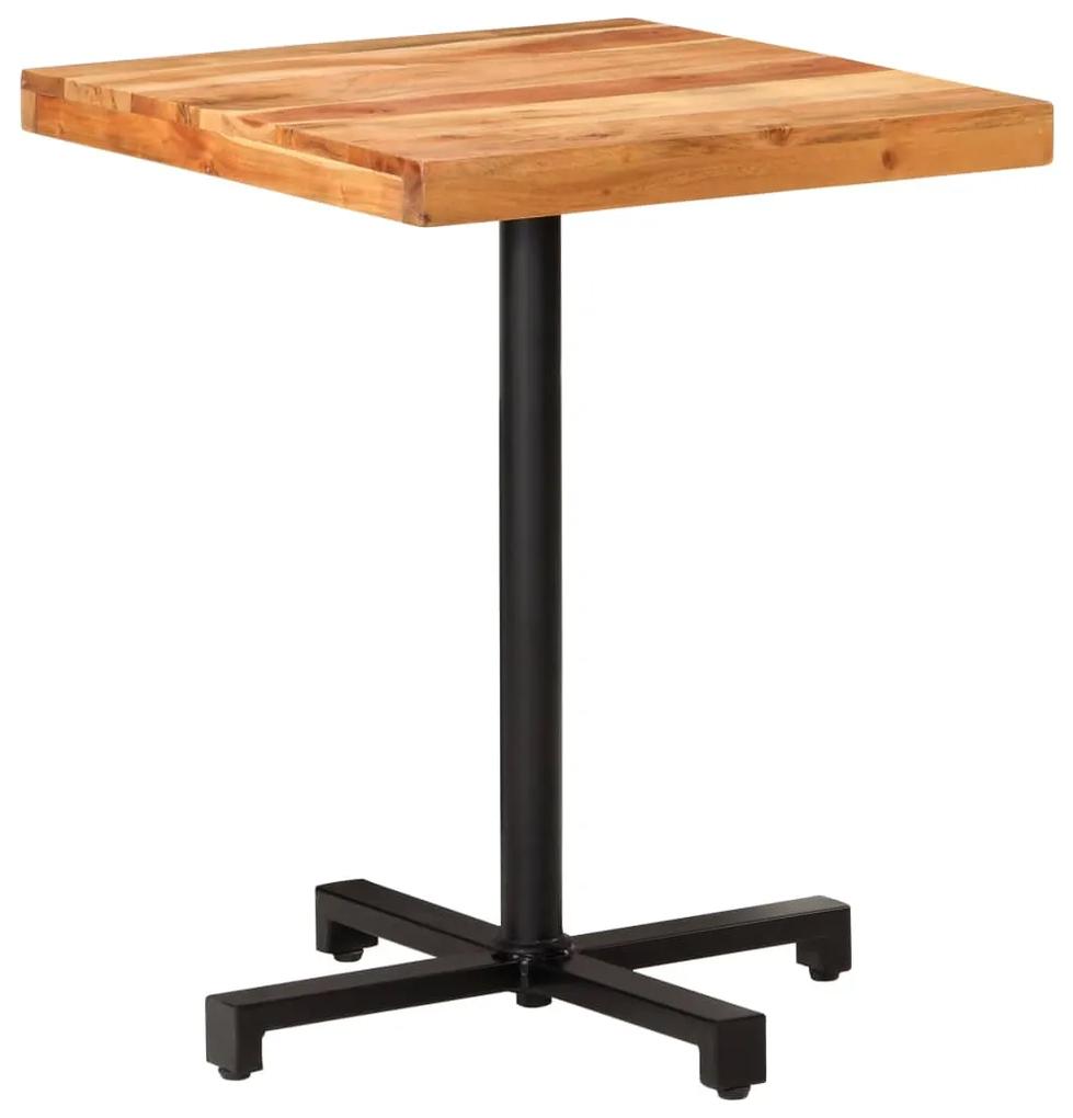 Bistro stůl Dansey - čtvercový - masivní akáciové dřevo | 60x60x75 cm