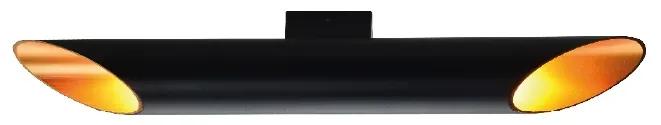 ACA DECOR Nástěnné svítidlo TITAN max. 2x50W/GU10/230V/IP20, černé