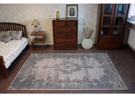 koberec VINTAGE Růžice 22206/085 šedá velikost 160x230 cm | krásné koberce cz