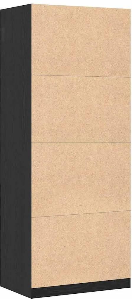 Šatní skříň Černý dub 80 x 50 x 200 cm Kompozitní dřevo 3345119