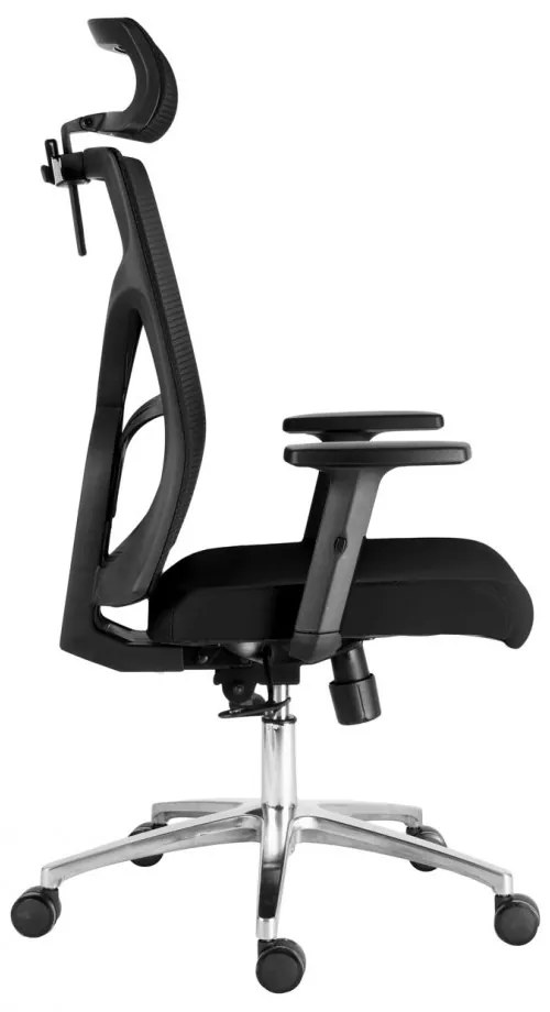 Kancelářská ergonomická židle Neoseat ZERA — černá, nosnost 150 kg