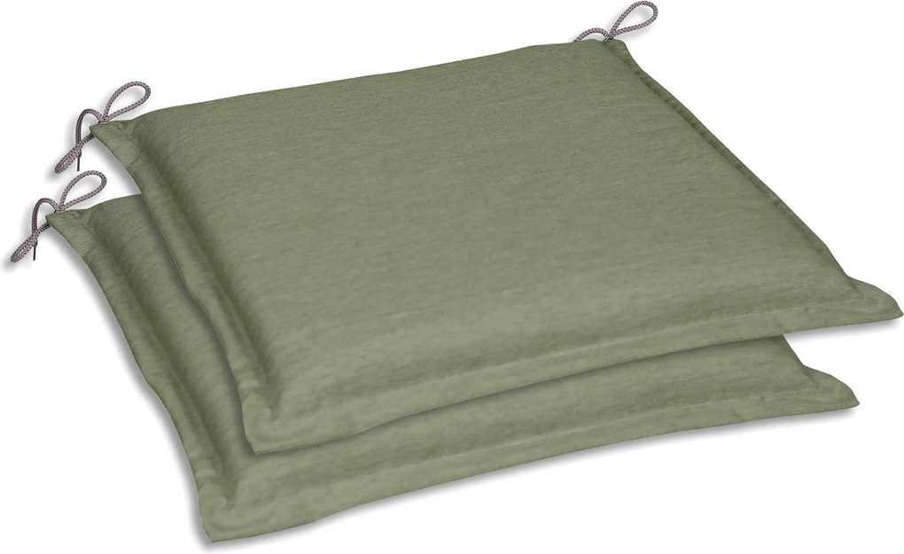 Go-De Textil Sada zahradních podsedáků Uni (polštářek, 5 cm, 2 kusy, světle zelená)