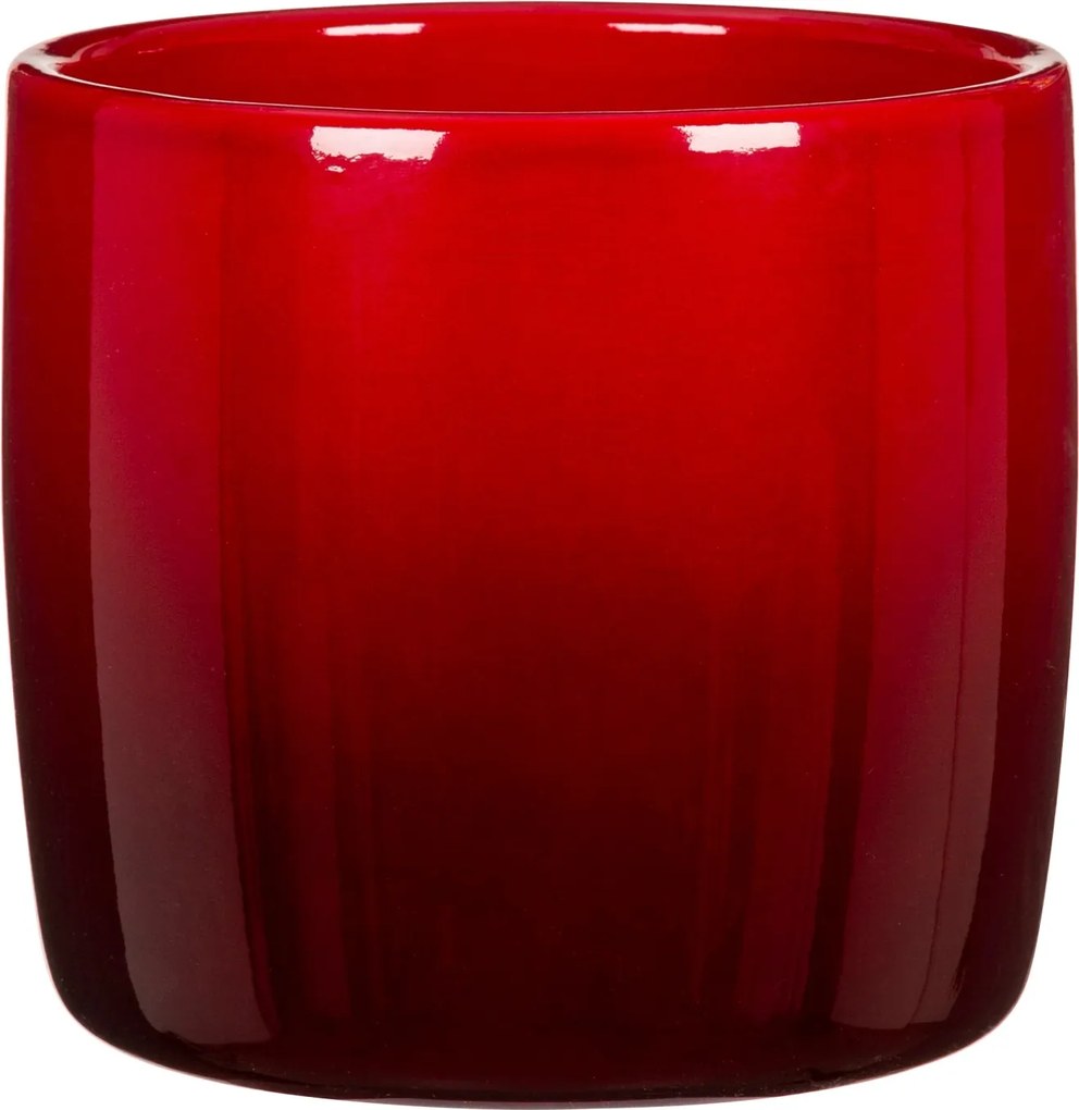 Scheurich Obal na květináč Solido 900 Noble Red, pr. 18 cm