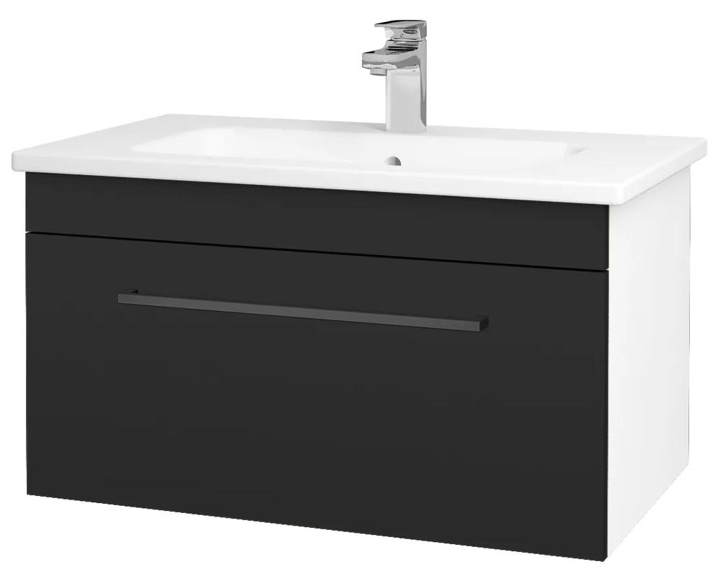 Dřevojas Koupelnová skříň ASTON SZZ 80 Varianta: D08 Wenge / Úchytka T01 / D08 Wenge