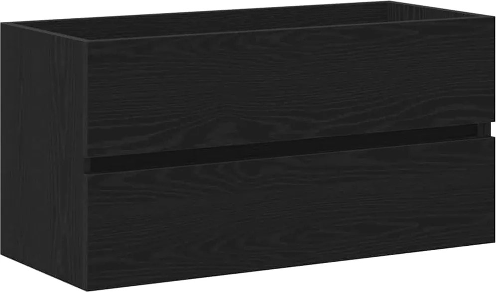 Skříňka pod umyvadlo Černý dub 90 x 39 x 62 cm Kompozitní dřevo 3333146