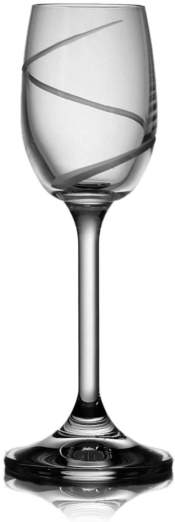 Set 6 skleniček Bohemia Crystal Glass na likér ATLANTIS 65ml, 6ks