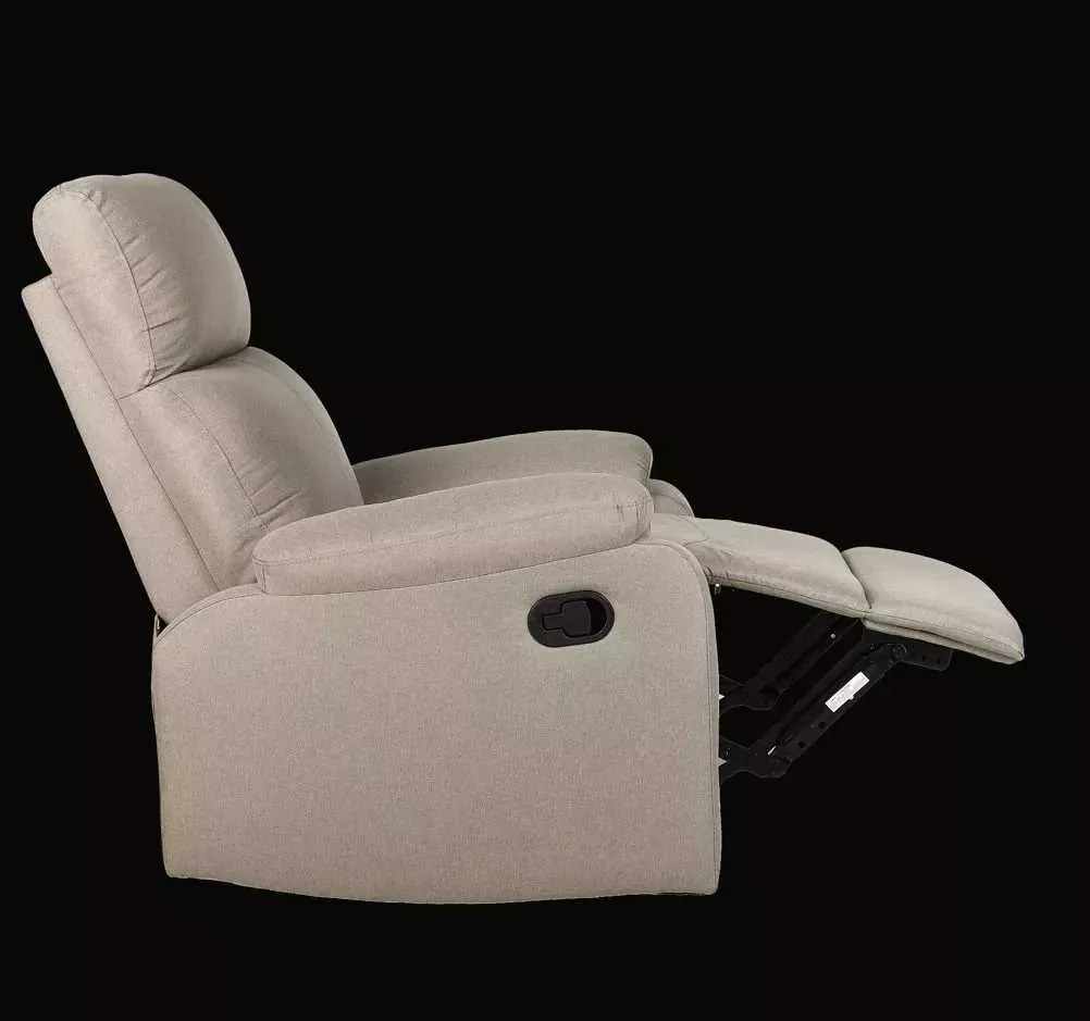 LuxuryForm DESIGN Televizní křeslo CARLOS s polohováním - béžové