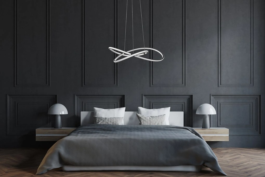 Toolight, LED závěsné svítidlo APP1193-CP, černá, OSW-40024