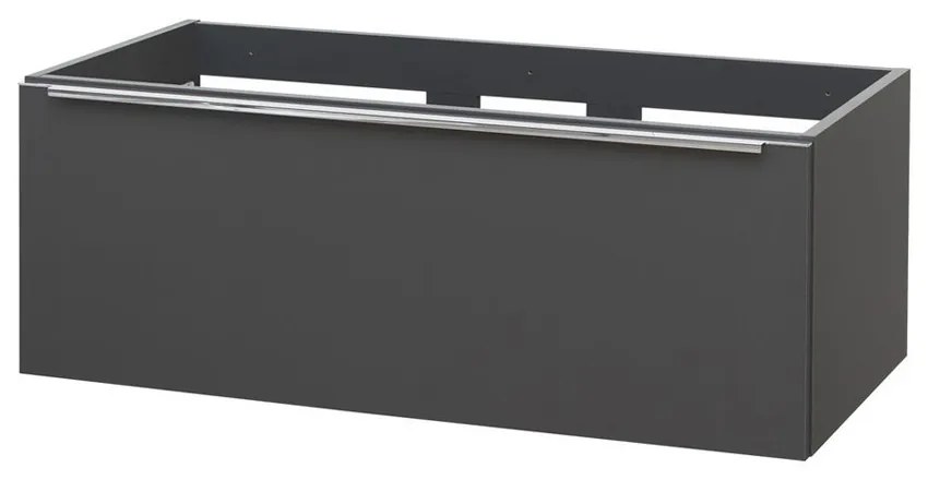 Mereo Mereo, Mailo, koupelnová skříňka 101 cm, bílá, dub, antracit, CN537S