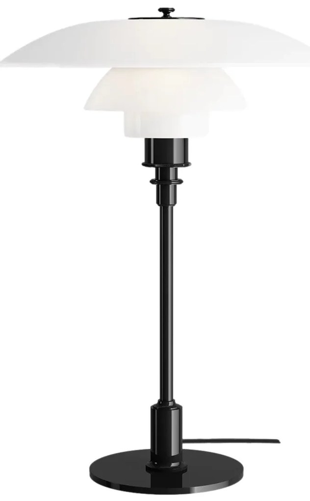 Stolní lampa PH 3½-2½, Black metallised – LOUIS POULSEN