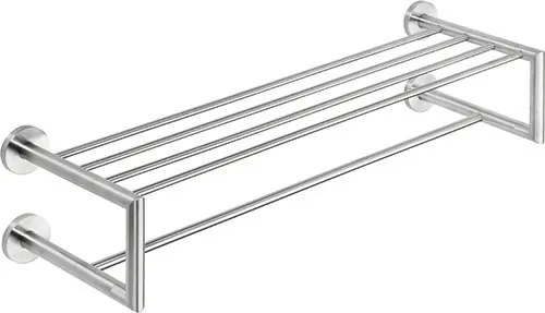 Bemeta Design NEO: Držák ručníků, 600 mm, dvojitý, s hrazdou - 104205105