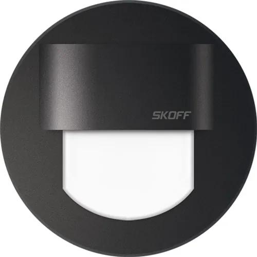 LED nástěnné svítidlo SKOFF MH-RMI-D-W-1 RUEDA MINI černá(D) studená(W,6500K