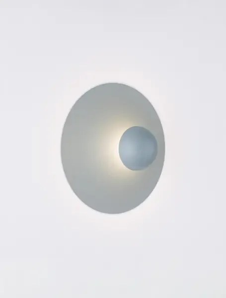 LED bluish šedé nástěnné svítidlo Edem