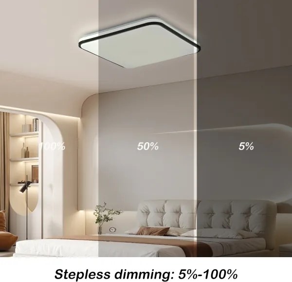 BRILAGI - LED Stm. strop. svítidlo SMART LED/24W/230V 43x43 cm Wi-Fi Tuya + DO