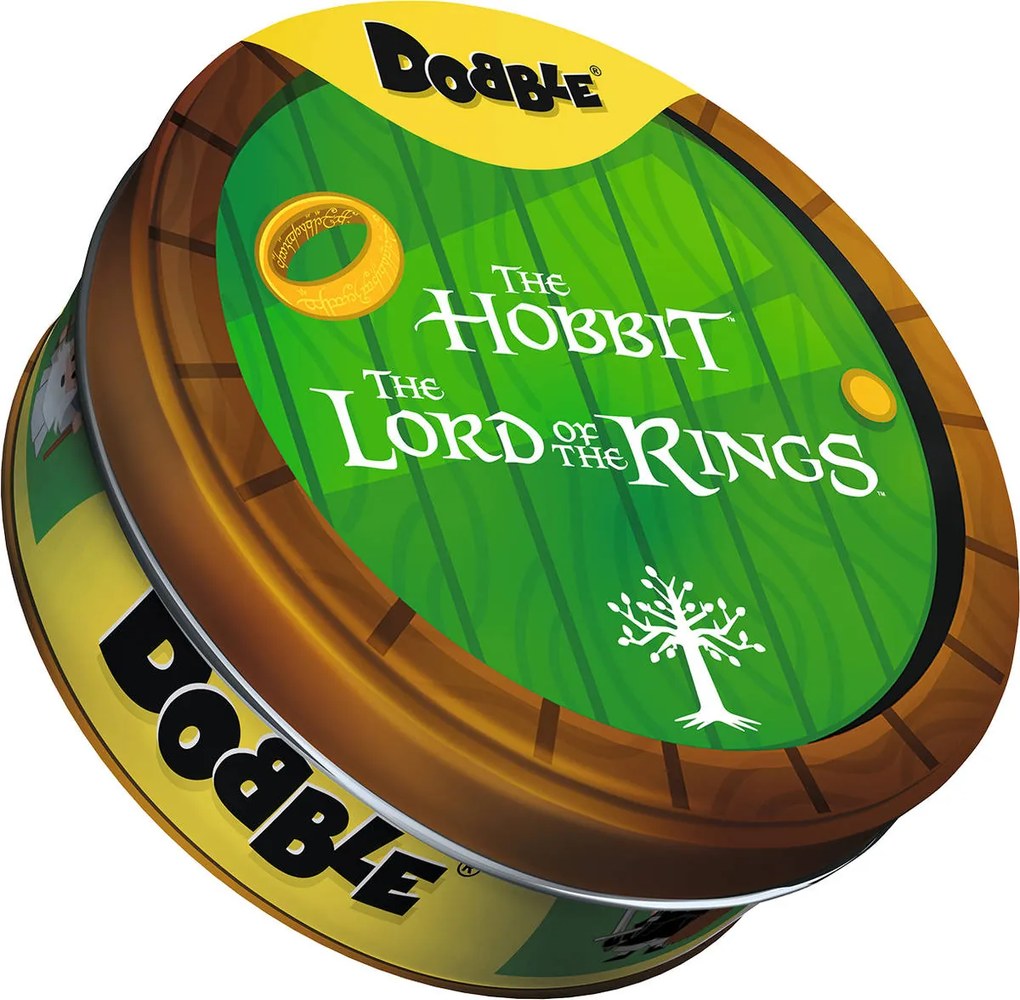 ASMODEE Hra Dobble Hobbit Pán prstenů CZ *SPOLEČENSKÉ HRY* asdoblor07c