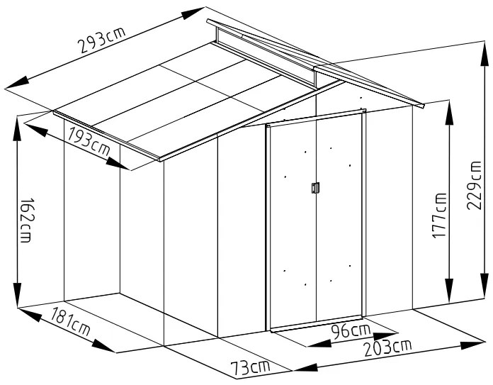 Rojaplast OSCAR E-B domek