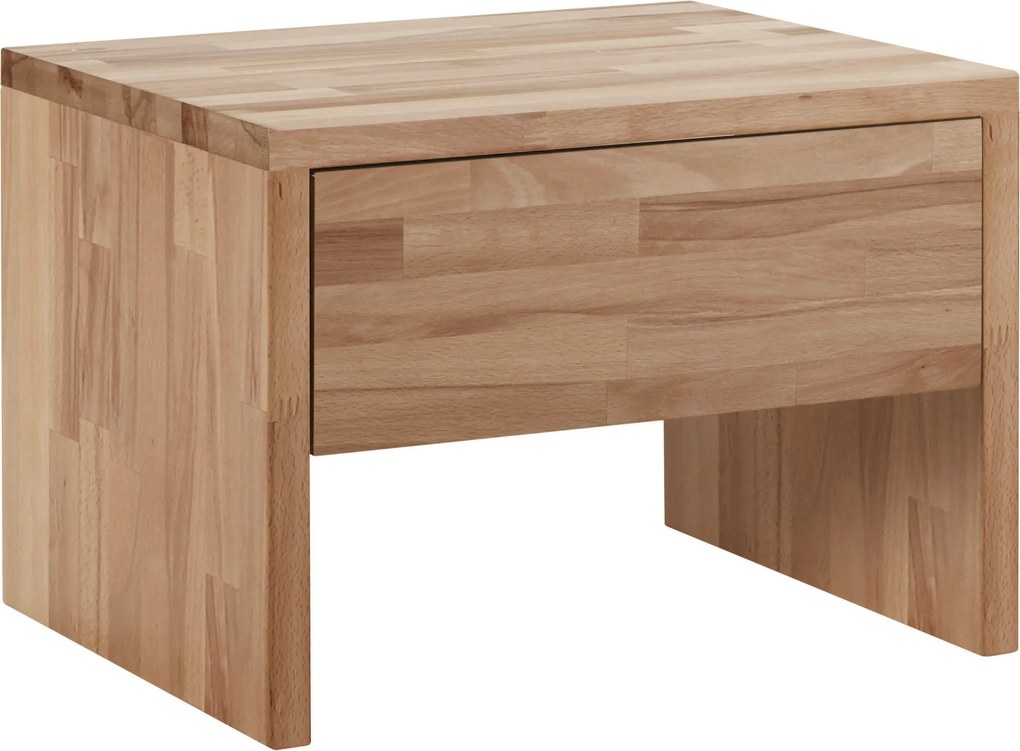 XXXLutz NOČNÍ STOLEK, jádrový buk, jádrový buk, 48/35/40 cm Hasena - Online Only noční stolky - 001972016403