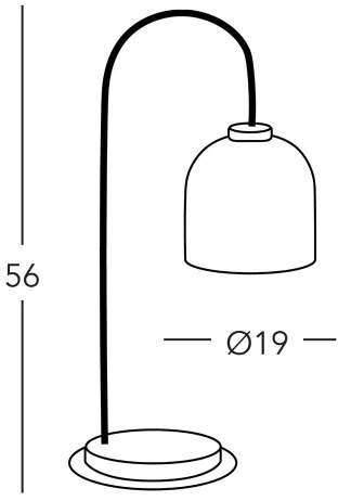 Kolarz A1352.71.Gr.100 - Stolní lampa NONNA 1xE27/60W/230V jeleni dub/bílá/šedá