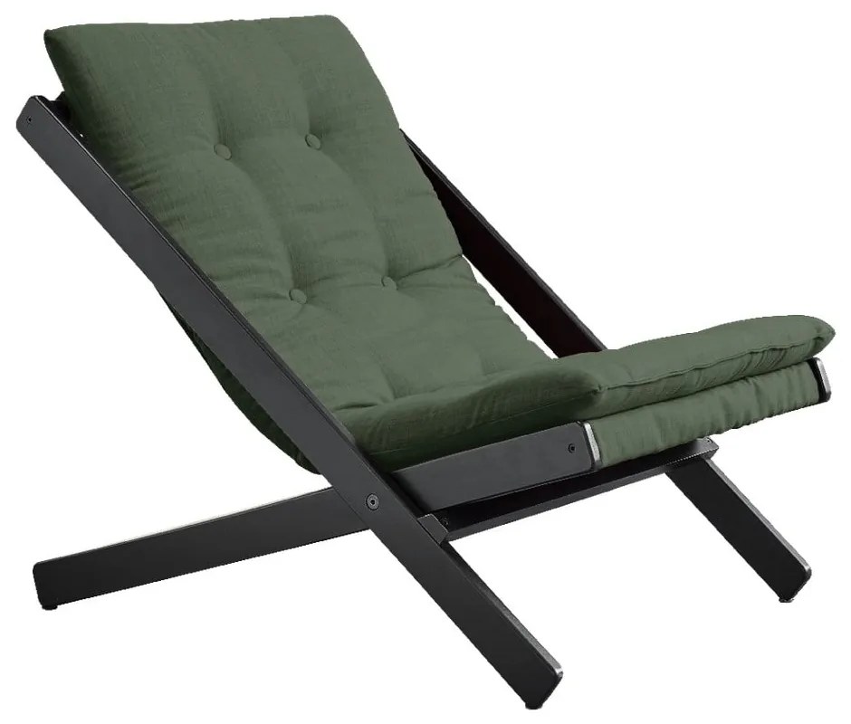 Skládací křeslo Karup Design Boogie Black/Olive Green