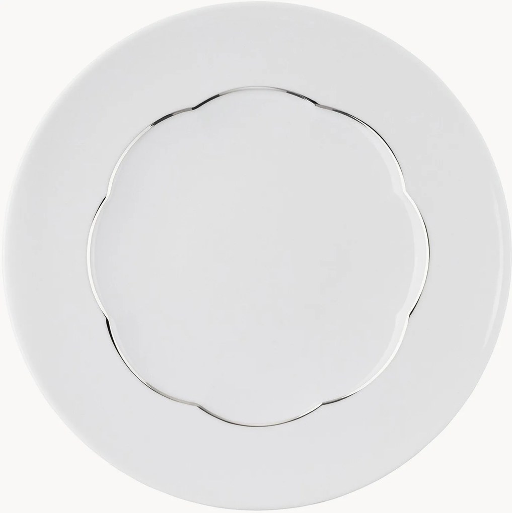 Sada porcelánových mělkých talířů Sonetto, 6 dílů