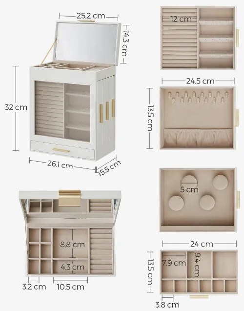 Šperkovnice JBC162W01
