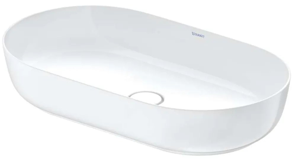 Duravit Luv - Umyvadlo na desku, 70x40 cm, bez přepadu, WonderGliss, bílá 03797000001
