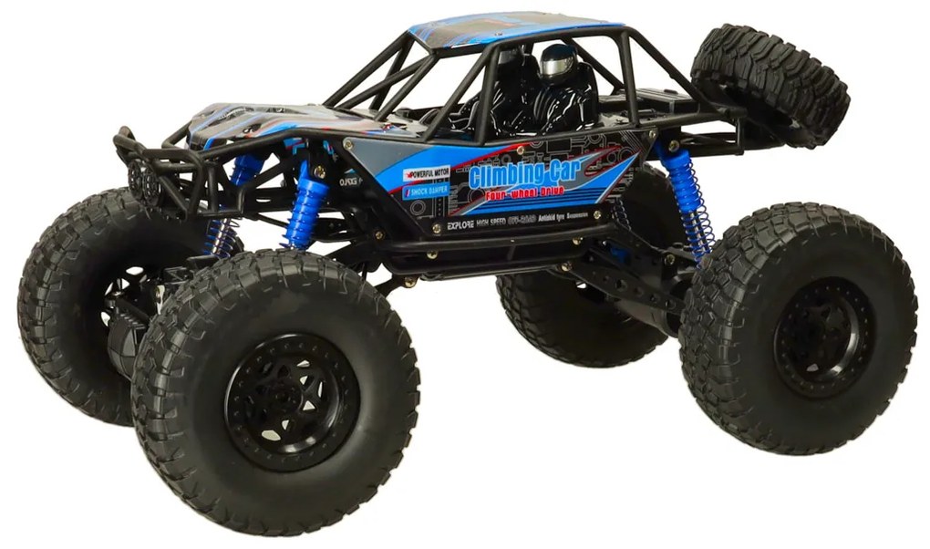 Creative Corner RC Crawler Climbing Car 1:10 4WD 48cm modrý