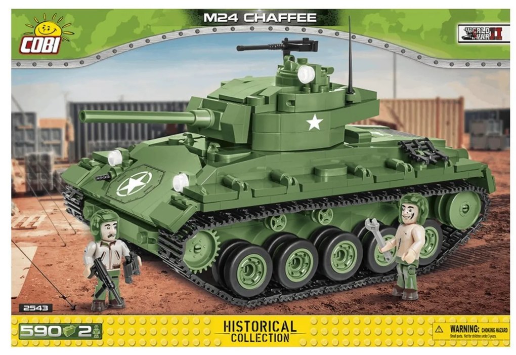 Stavebnice cobi tank m24 chaffee