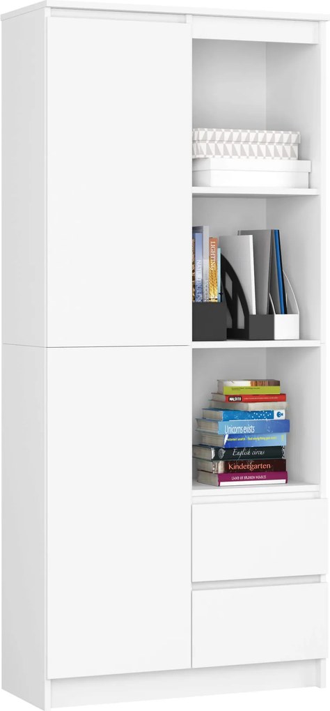 Regál R11 R80 2D2SZ bílá