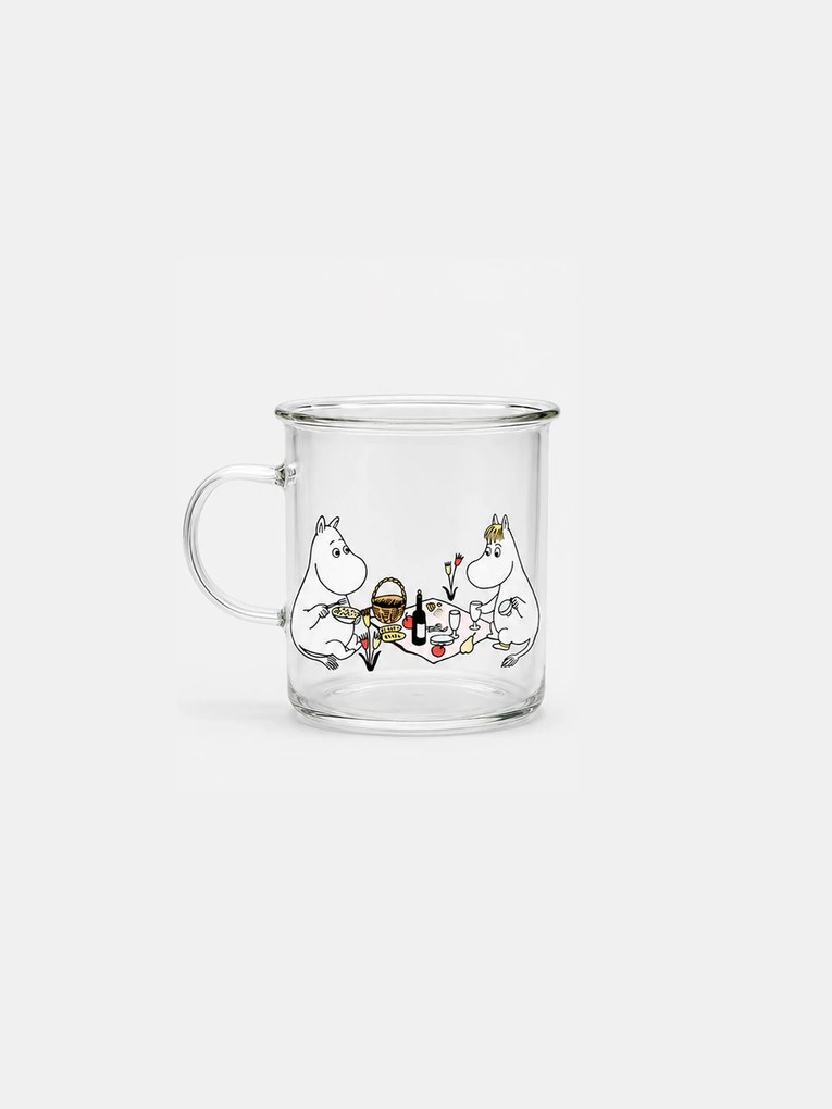 Sinsay - Skleněný hrnek s uchem The Moomins - vícebarevná
