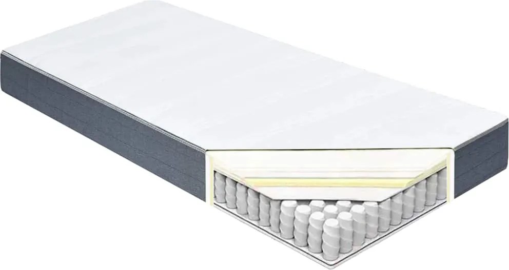 Matrace na postel boxspring střední tvrdost 200 x 120 x 20 cm 288210