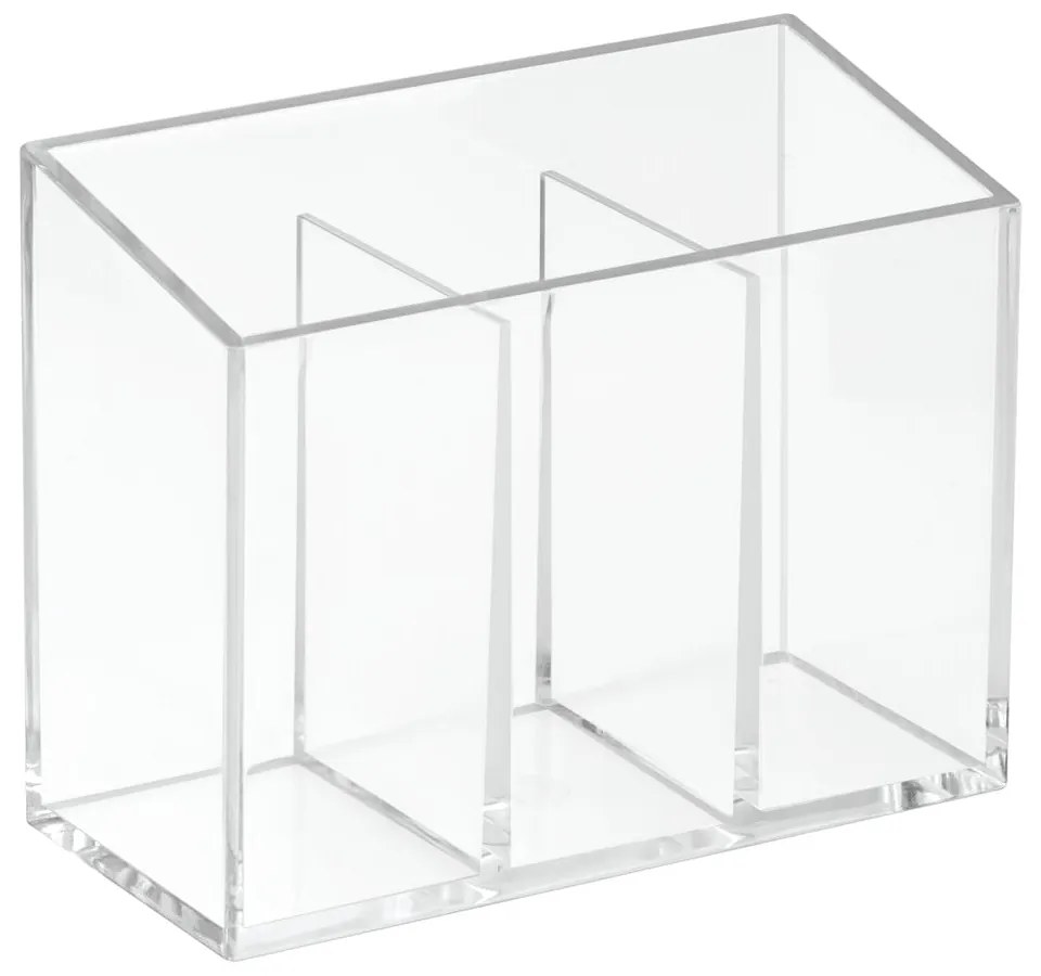 Organizér se 3 přihrádkami iDesign Clarity, 13 x 6,5 cm