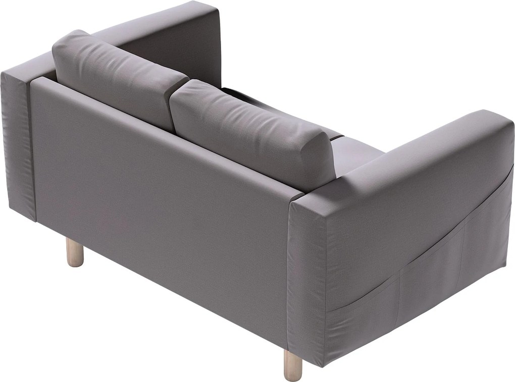 Potah na pohovku IKEA Norsborg 2-místná barva hnědá látka sametová