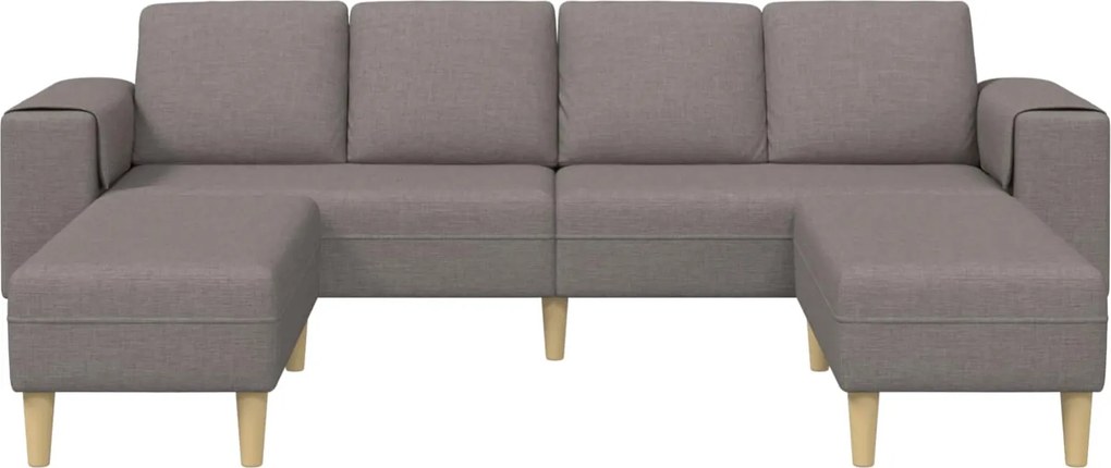 Pohovka do obývacího pokoje 3 ks Taupe Polyester 3335117