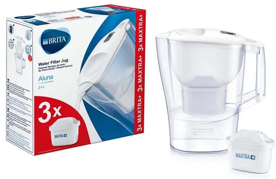Brita - Filtrační konvice Aluna 2,4 l + 3 filtry