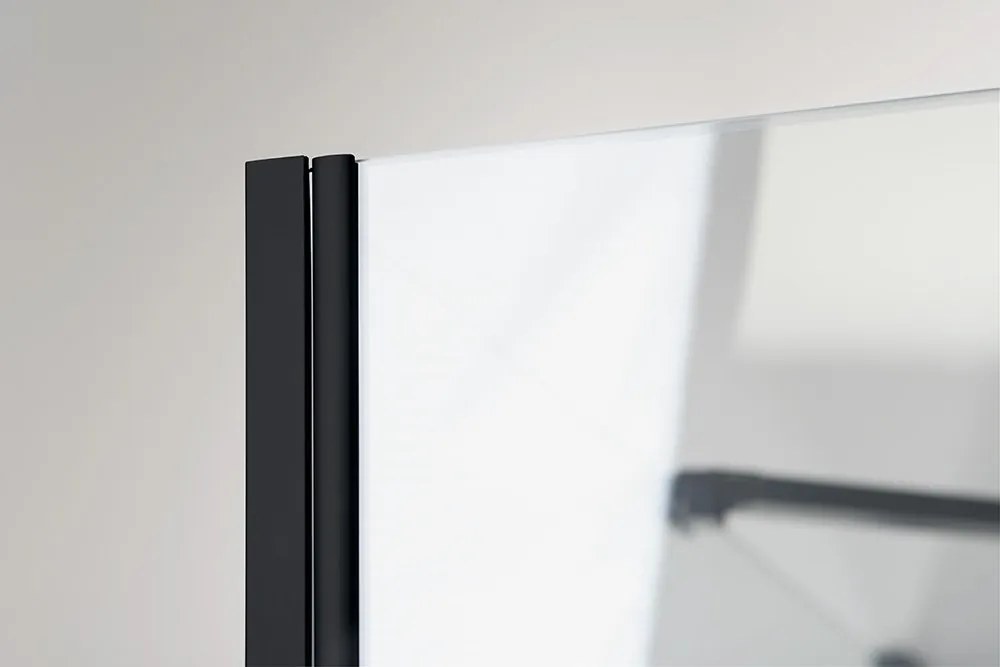 Polysan Polysan, Zoom Line Black čtvercová sprchová zástěna 1000x1000mm L/P varianta, ZL1310BZL3210B