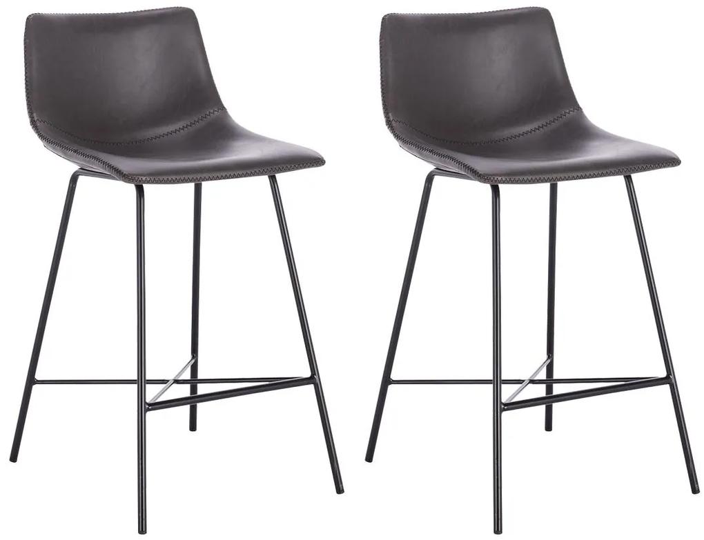 Barová židle 2 x  Hawaj CL-845-4 | tmavě šedá