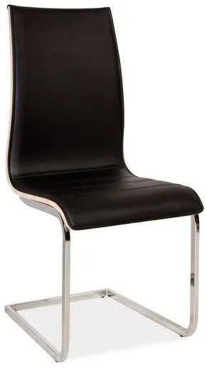 Jídelní židle H-133 - černá/dub sonoma