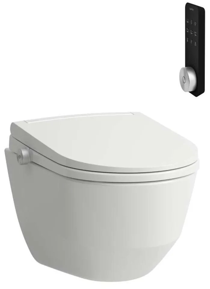Laufen Cleanet Pro - Elektronický bidet s keramikou, SoftClose, Rimless, bílá H600890000S002
