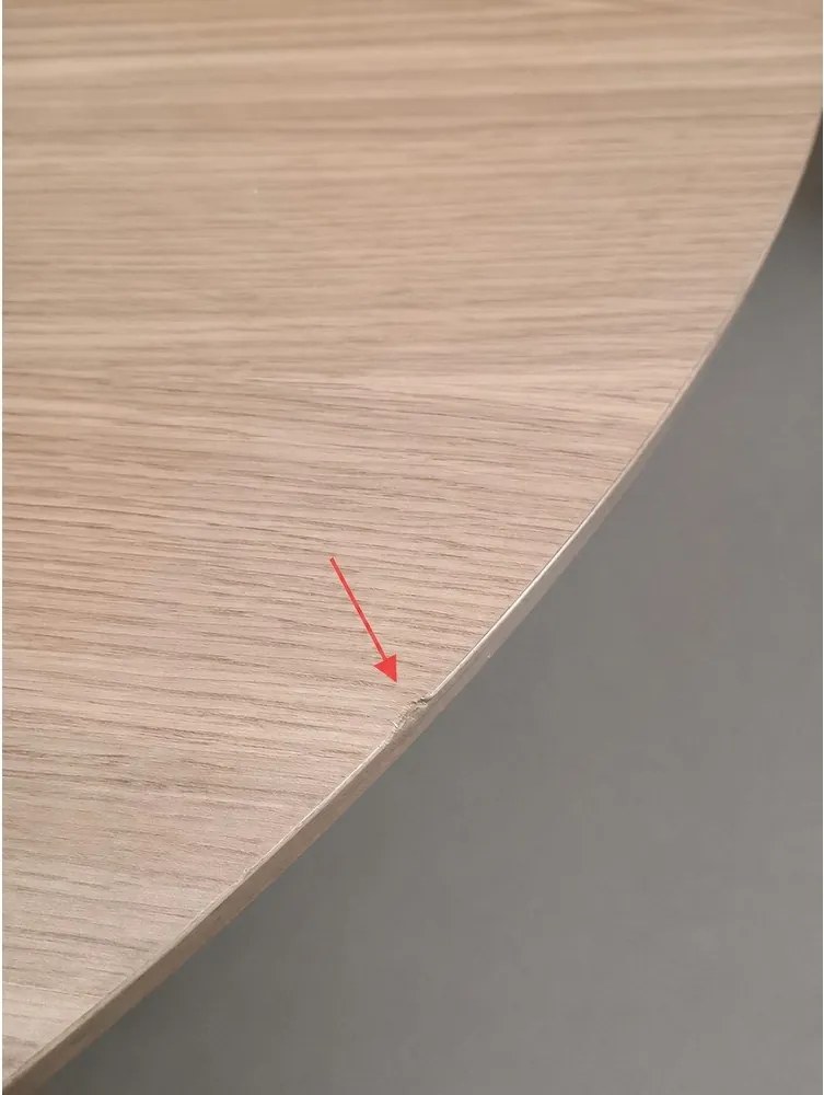 Jídelní stůl s deskou v dubovém dekoru 100x180 cm Lago - II. jakost – TemaHome