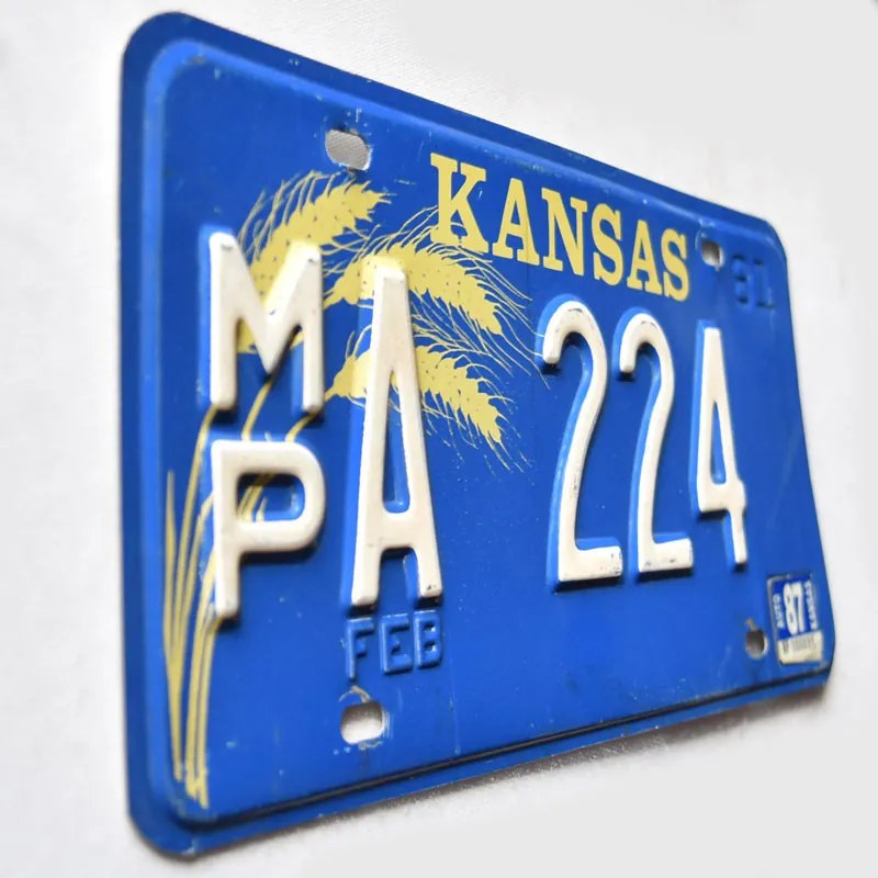 Americká SPZ Kansas Blue Wheat MPA 224