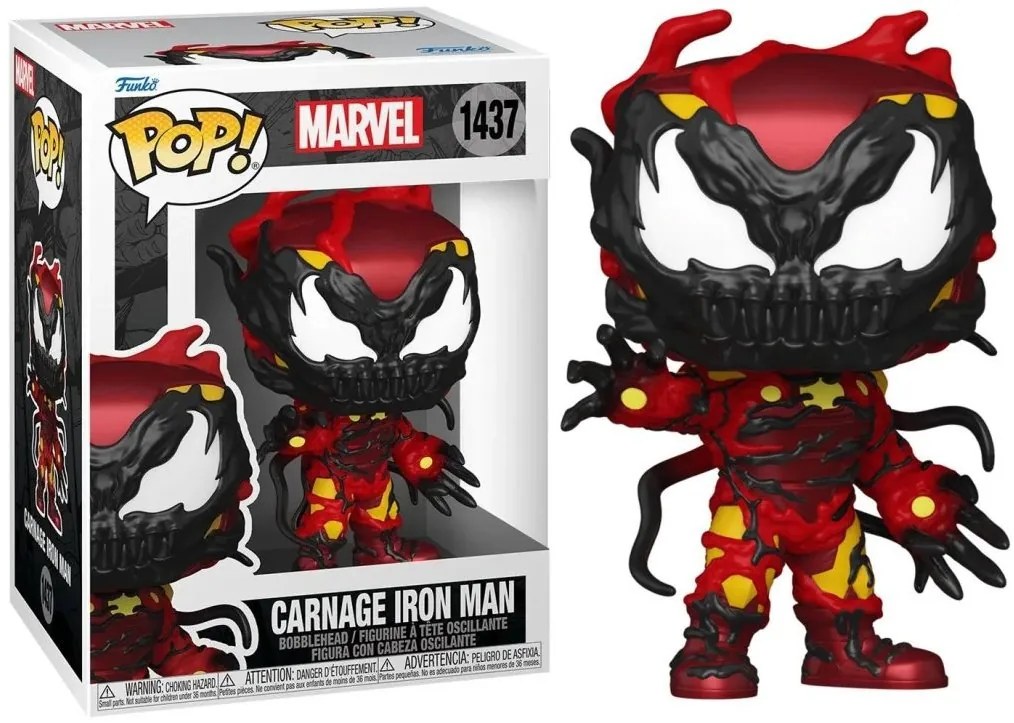 Funko pop! marvel carnage iron man 1437