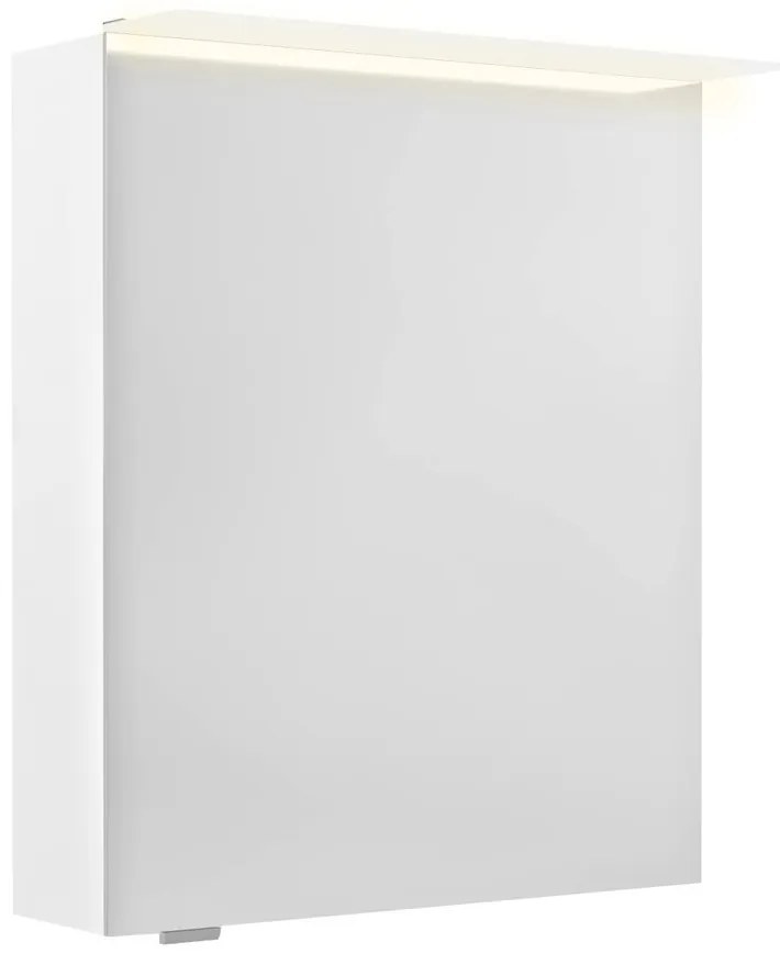 Sapho, LINEX galerka s LED osvětlením, 60x70x15cm, levá/pravá. bílá, LX060-0030