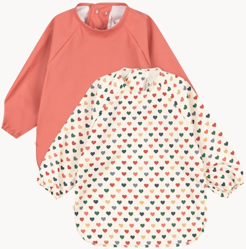 Sada bryndáčků s rukávy Faded Rose, 2 díly, různé velikosti