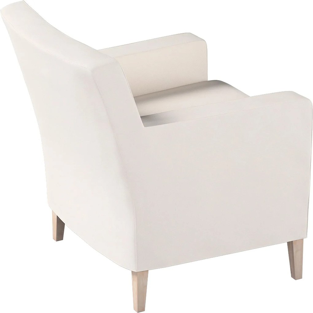 Potah na křeslo IKEA Karlstad barva béžová látka pletený vzor