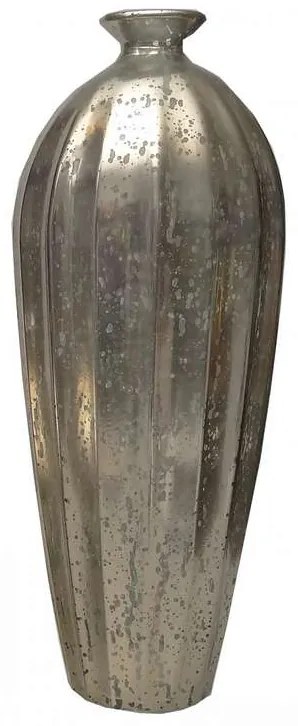 Váza Etnico, stříbná, 56 cm - San Miguel