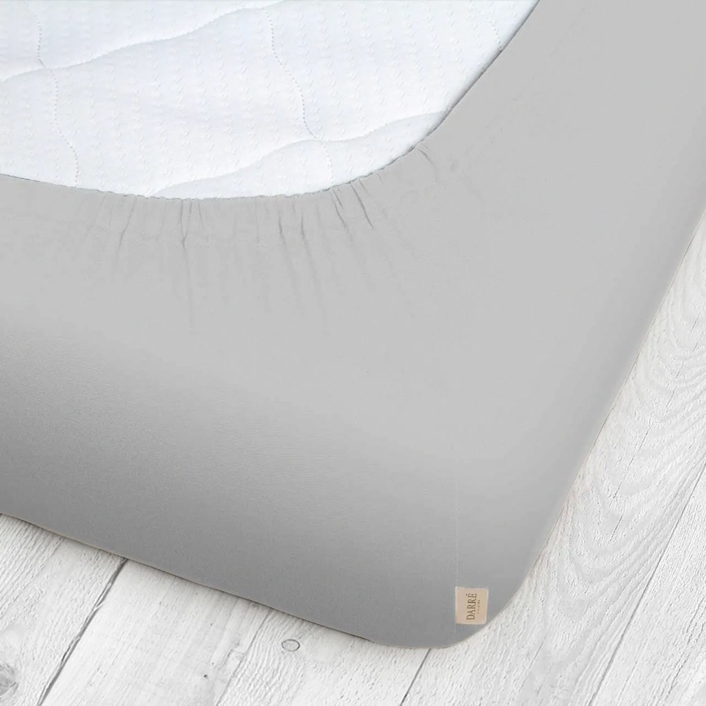 Jersey prostěradlo - new collection stříbrné na výšku matrace do 20 cm Velikost: 140 x 200